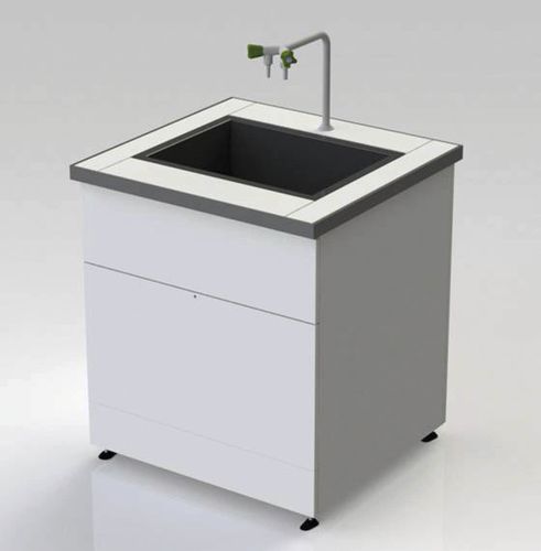 Laboratory sink - 7905 series - JEULIN - treatment / 1-station / resin