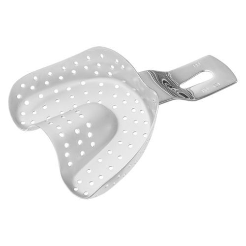 Upper dental impression tray - TD-04-203 - Tillid Dental - perforated