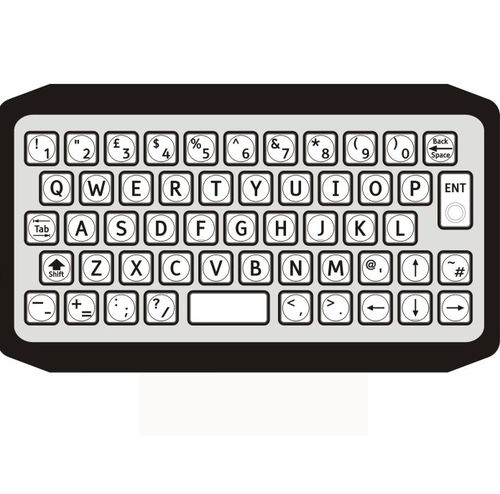 Keyboard with numeric keypad - 2205-55201 - STORM INTERFACE - USB / sealed