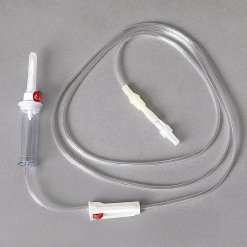 Infusion set with drip chamber - P60 - BHL-Medical - with stopcock / with particle contamination ...