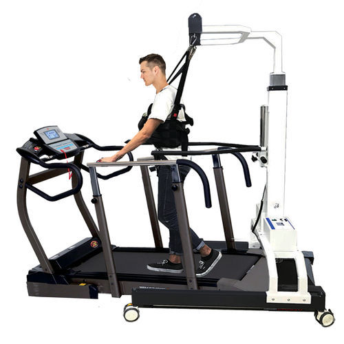 Treadmill with handrails - G1 - USA Rehabstore - with harness system ...