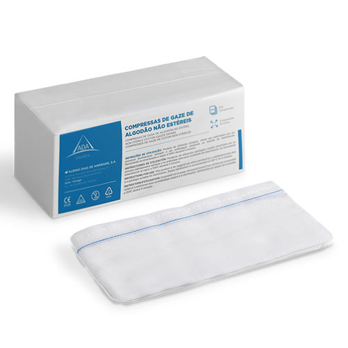 Cotton gauze compress - X-RAY - Albino Dias de Andrade S.A.