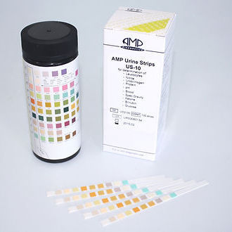Urinalysis test strip - AMEDA Labordiagnostik - pH / glucose / protein