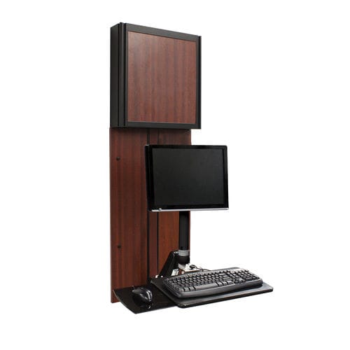 Medical computer workstation - Albatross - Amico - laptop / wall-mounted