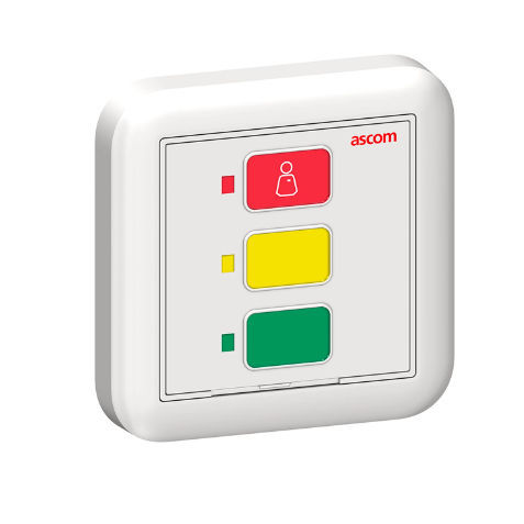 Panic button alert system - teleCARE - Ascom - for healthcare facilities