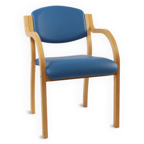 Stackable chair - 5FS/MI/A/VVMA - Bristol Maid Hospital Metalcraft