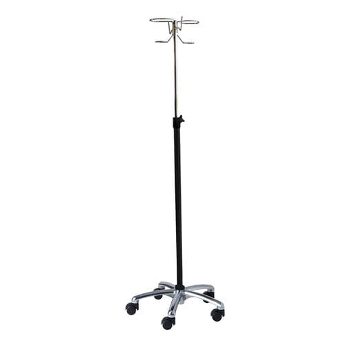 Infusion stand on casters - 32502ALU500 - CARINA - 2-hook / height ...
