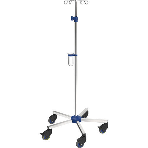 IV pole on casters - PF-MN - Conf Industries - rail-mounted / floor ...