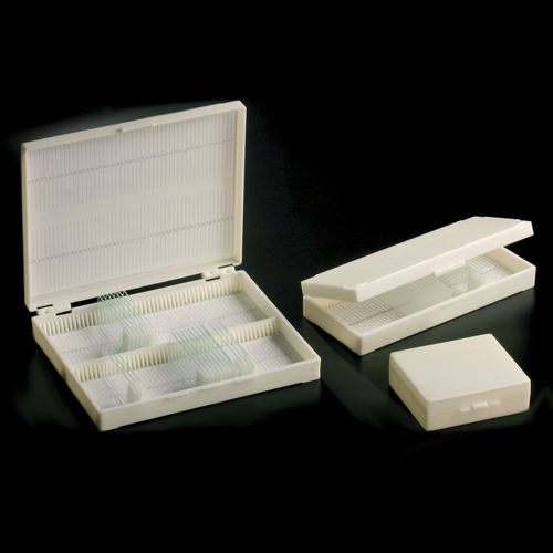 Microscope slide box - 19276.B - Deltalab - storage / ABS