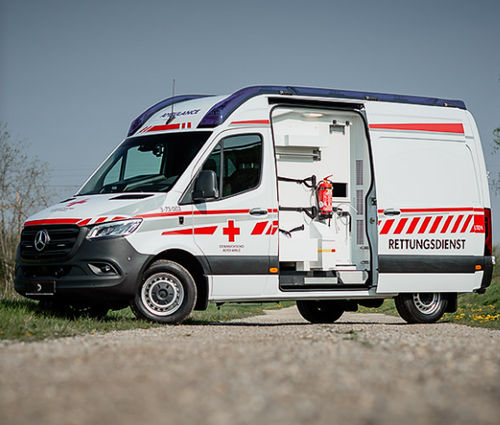 Rescue ambulance - Mercedes Benz Sprinter - Dlouhy - van