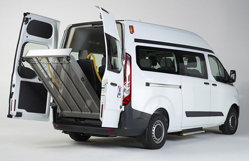 Van wheelchair accessible vehicle - Ford Custom - Dlouhy - rear-entry