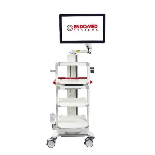 Equipment trolley - SYMBIO - EndoMed Systems - for endoscopes / mobile