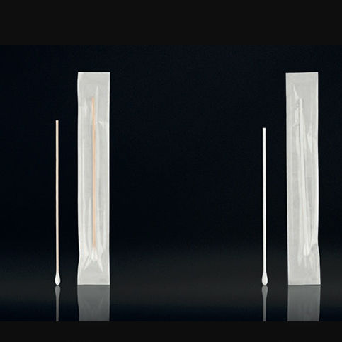 Microbiology swab - 260 series - F.L. Medical - plastic / sterile / cotton