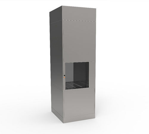 Floor-mounted transfer hatch - Famos