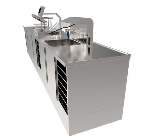 Pre-cleaning station with ultrasonic cleaner - Famos