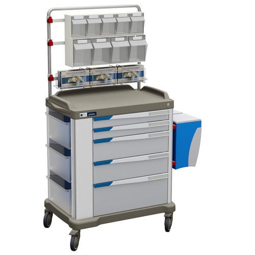 Medicine trolley - PRESTO large - Francehopital - transport / medicine ...