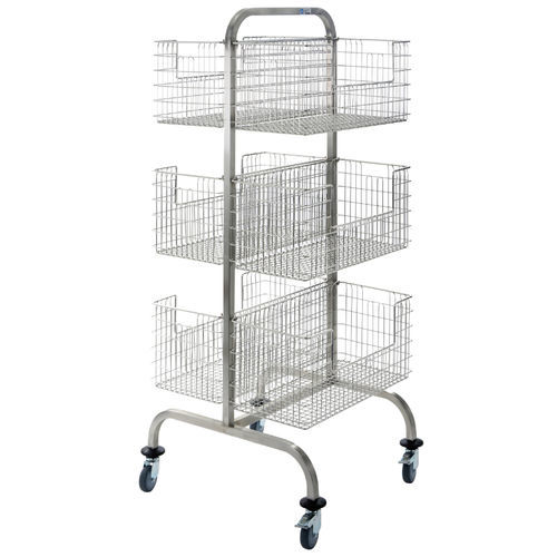 Medical trolley - HKW6 - Hammerlit - for sterilization baskets / for ...