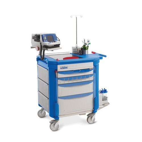 Medical cart - LECCRP3 - Hammerlit - for defibrillator / with oxygen ...