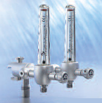Variable-area flow meter - 660-0121 - Heyer Aerotech - double / oxygen ...