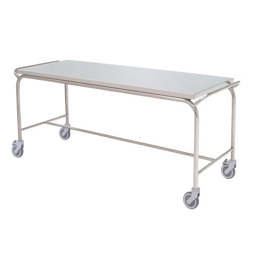 Stainless steel mortuary trolley - 10114 - Inmoclinc