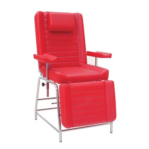Manual blood donor chair - 21182 - Inmoclinc - 3-section / fixed-height ...