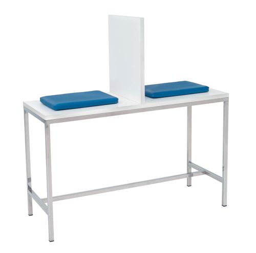 Blood collection table - 14302 - Inmoclinc - rectangular / fixed