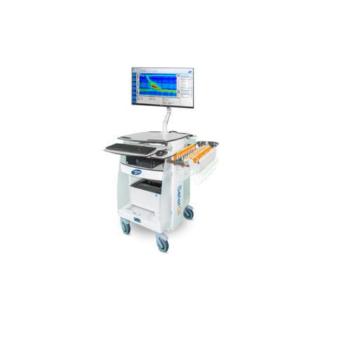 Patient monitor on casters - Solar™ GI - Laborie Medical Technologies ...