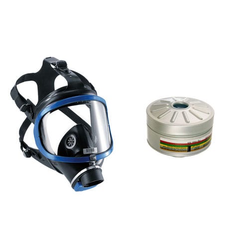 Respirator mask with filter - Med Tip - with eye protection / full-face ...
