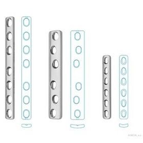 Large bone fragment compression plate - MEDIN - small bone fragment