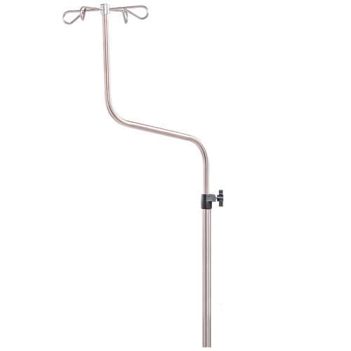 Rail-mounted IV pole - IV1000881 - MTH Medical GmbH - 4-hook ...