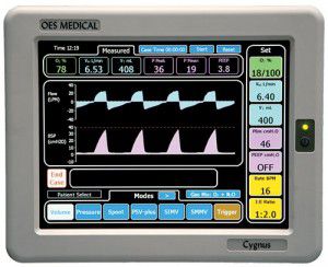 Anesthesia ventilator - CYGNUS - OES Medical - electronic / SIMV / portable