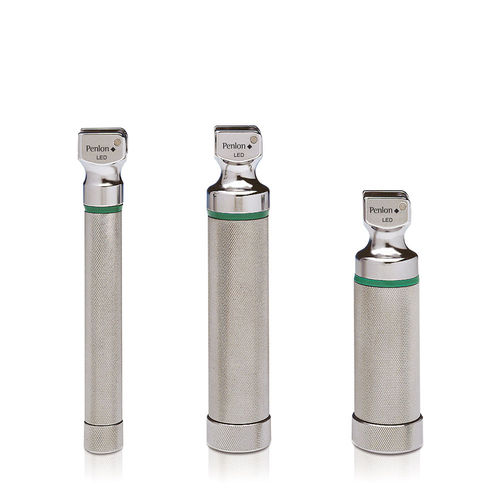 Fiber optic laryngoscope handle - Diamond - Penlon - LED / metal