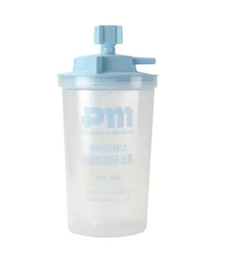 Bubble humidifier - PM500 - Precision Medical - disposable