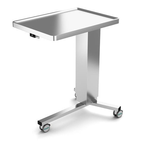 Trolley-mounted Mayo table - 100 21 series - Remeda - stainless steel