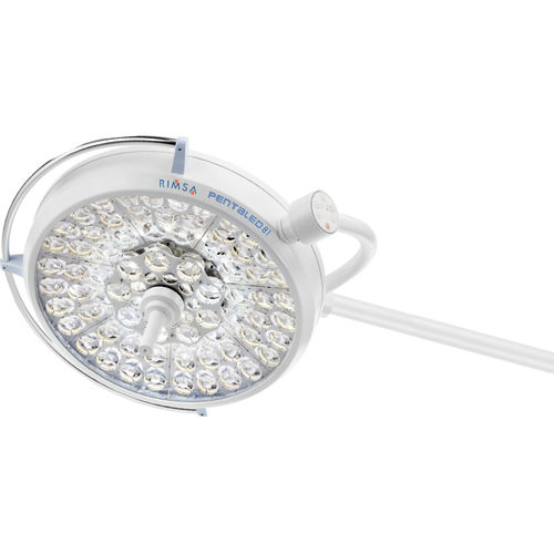 Ceiling-mounted surgical light - Pentaled 81 - RIMSA - LED / 2-arm / 96