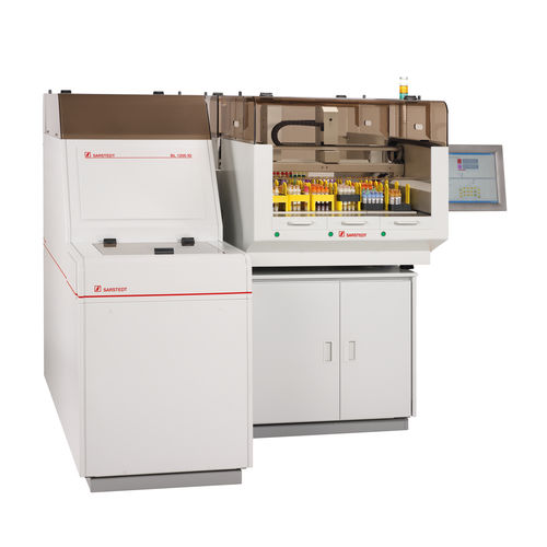 Automated sample dispenser - BL 1200 ID - Sarstedt - laboratory / floor ...