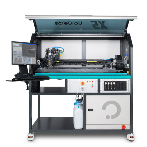 Liquid handling laboratory automation system - sciFLEXARRAYER SX ...