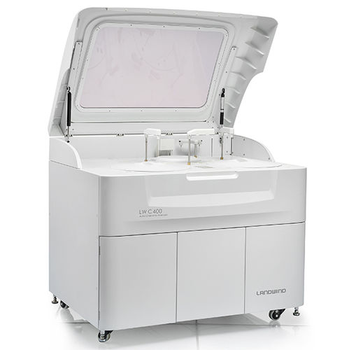 Automated biochemistry analyzer - LW C400 - Landwind Medical - floor ...