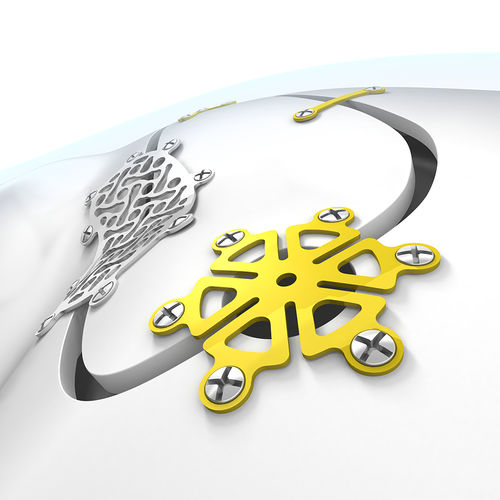 Non-absorbable cranial fixation system - Aesculap®