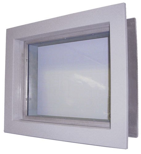 Radiation protection window - LG - Shielding International - fixed ...