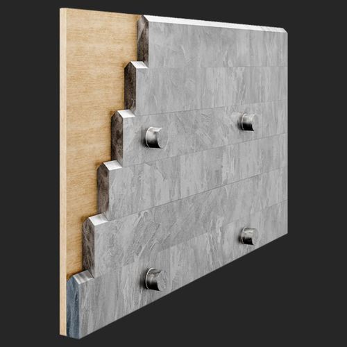 Radiation therapy room radiation shielding block - Raybloc