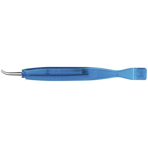 Ophthalmology forceps - 17225X10 - Moria Surgical - disposable / bent