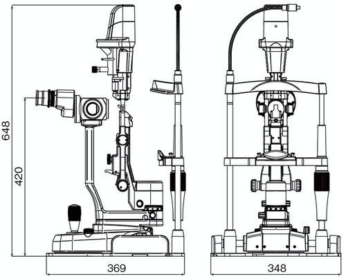 Slit Lamp Diagram
