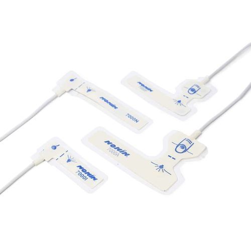 Fingertip SpO2 sensor - 7000 Flexi-Form III - Nonin - foot / adhesive ...