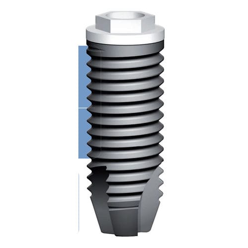 Conical dental implant - Anthofit® - ANTHOGYR - titanium / external hexagon