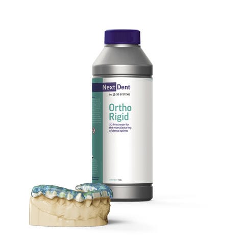 Therapeutic splint dental material - Ortho Rigid - 3D Systems - for 3D ...