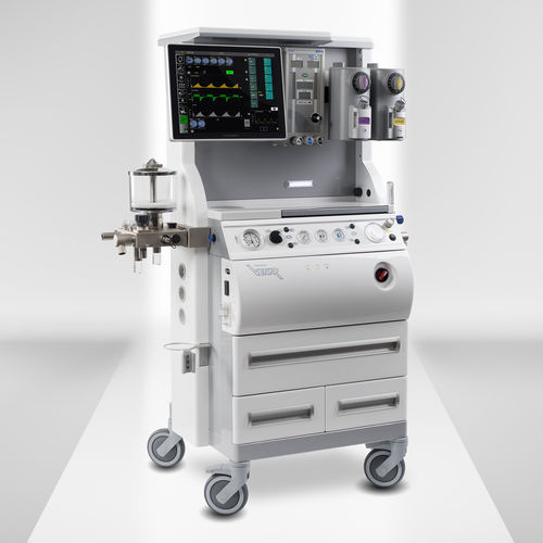 Trolley-mounted anesthesia workstation - VENAR TS - CHIRANA