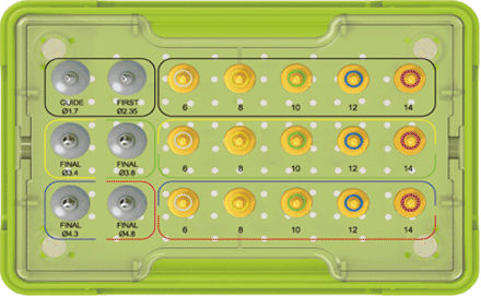 Dental surgery instrument kit - XDS - Dentium