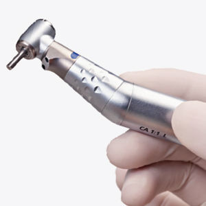 Dental contra-angle - EURODENT - air / push / with LED light