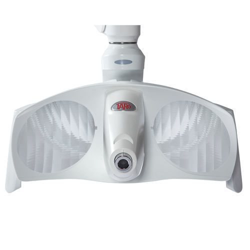 Ceiling-mounted surgical light - EVA CAM - FARO - LED / dental / 230V ...